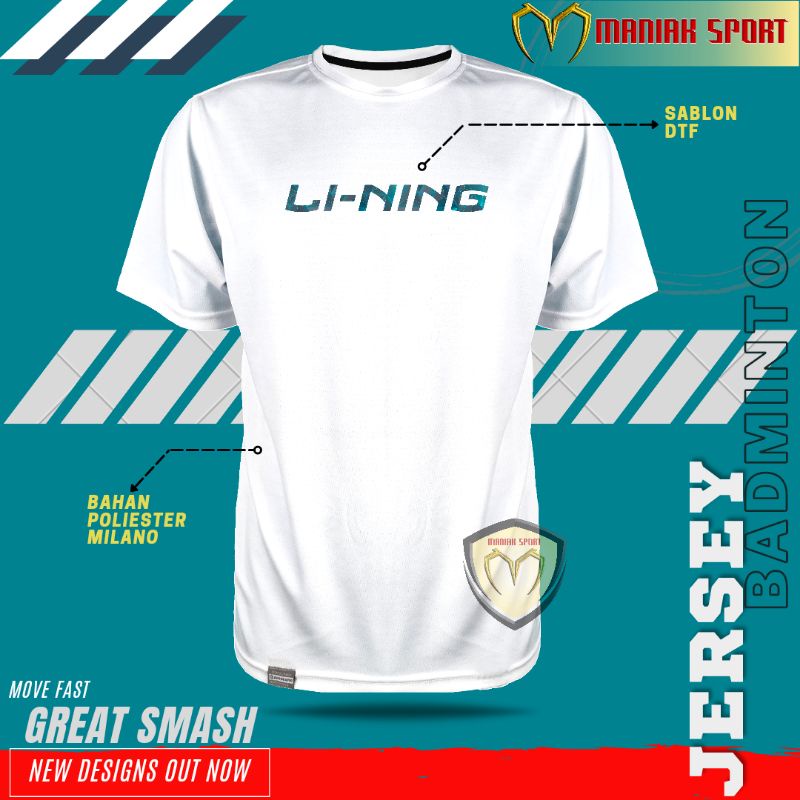 Jual KBLP-WR03 - KAOS BADMINTON BAJU BULUTANGKIS LNG JERSEY PREMIUM ...
