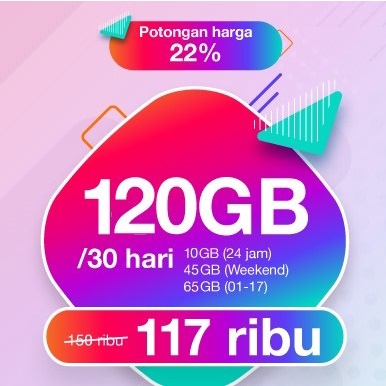 Jual Kuota Tri Unlimited Youtube, Happy 30GB, 55GB, 100GB | Tri Home 117GB & 150GB | Kuota 3 ...