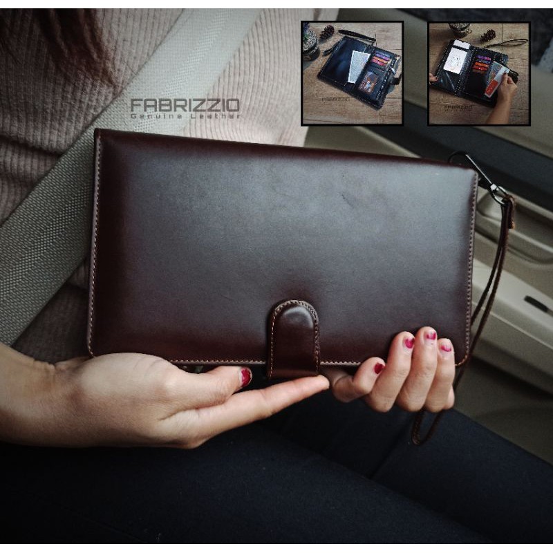 Jual dompet hp organizer kulit asli | Shopee Indonesia