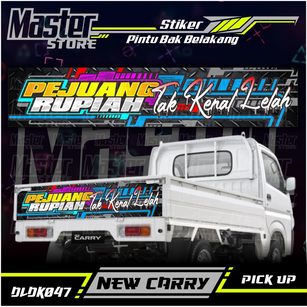 Jual Stiker Pintu Bak Belakang Pick Up L300, GRANMAX, OLD CARRY/T120SS ...
