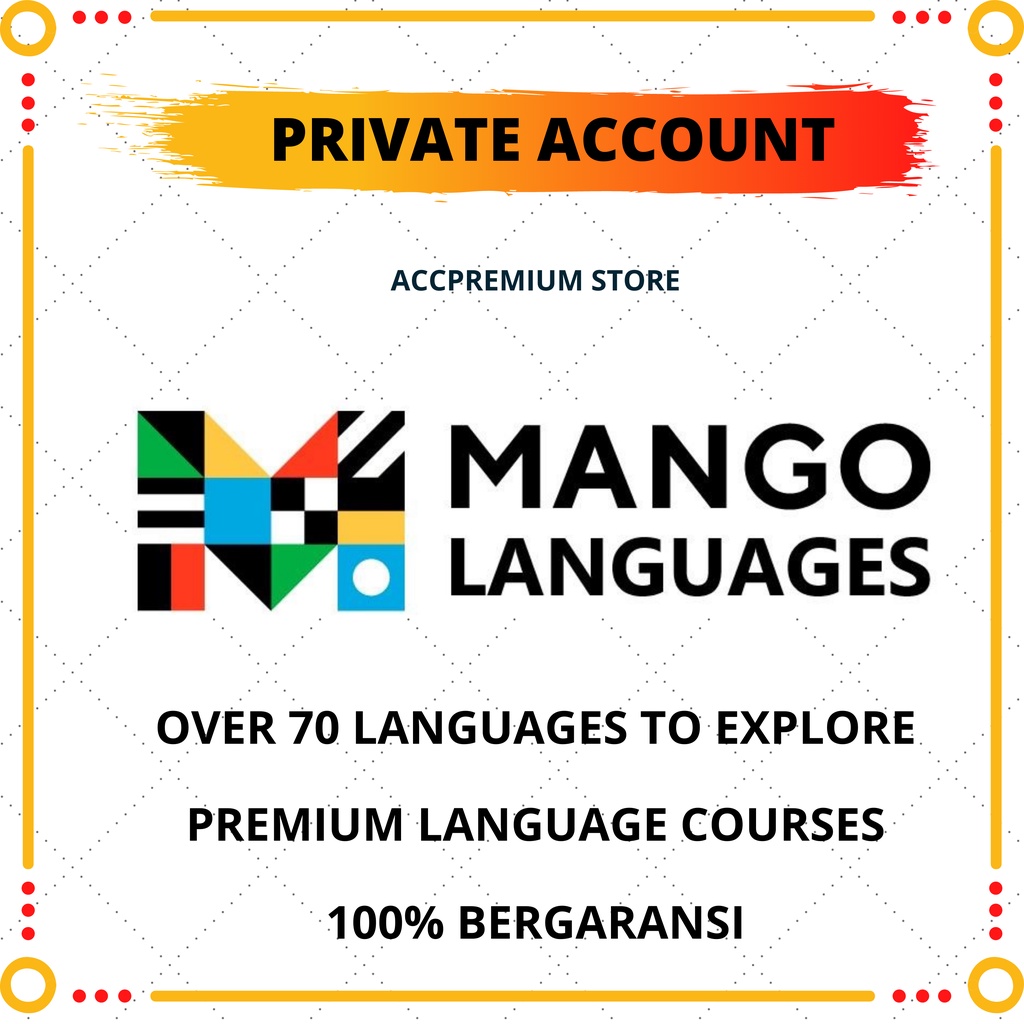 Jual Promo MANGO PREMIUM LANGUAGE COURSES & OVER 70 LANGUAGES TO ...