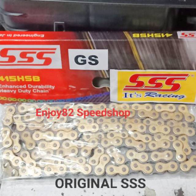 Jual Rantai Sss / Rante Sss Ukuran 415 - 110 & 130 Hsb Gold original sss | Shopee Indonesia