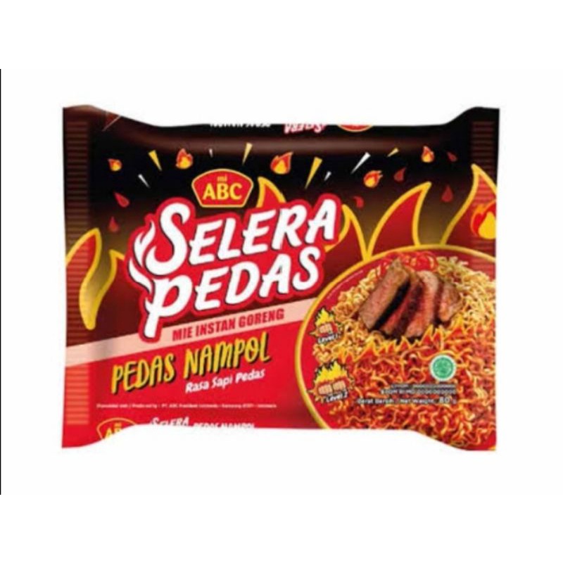 Jual ABC Mie Selera Pedas Rasa Sapi Pedas 80Gr | Shopee Indonesia
