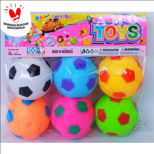 Jual inan Bola Karet Encit Cit Cit Bentuk Bola 6 Pcs Bunyi Cit Cit ...