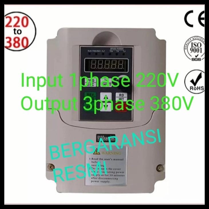 Jual Vfd Inverter 4Kw 5,5Hp, Input 220V 1 Phase Dan Output 380V 3 Phase Kode 1440 | Shopee Indonesia