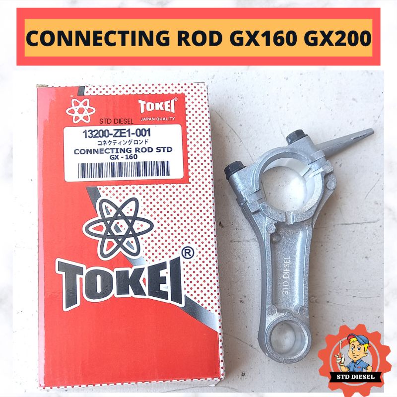 Jual CONNECTING ROD CONROD GX160 GX200 MERK TOKEI OV STD SETANG STANG SEKER SEHER MESIN GASOLINE ...
