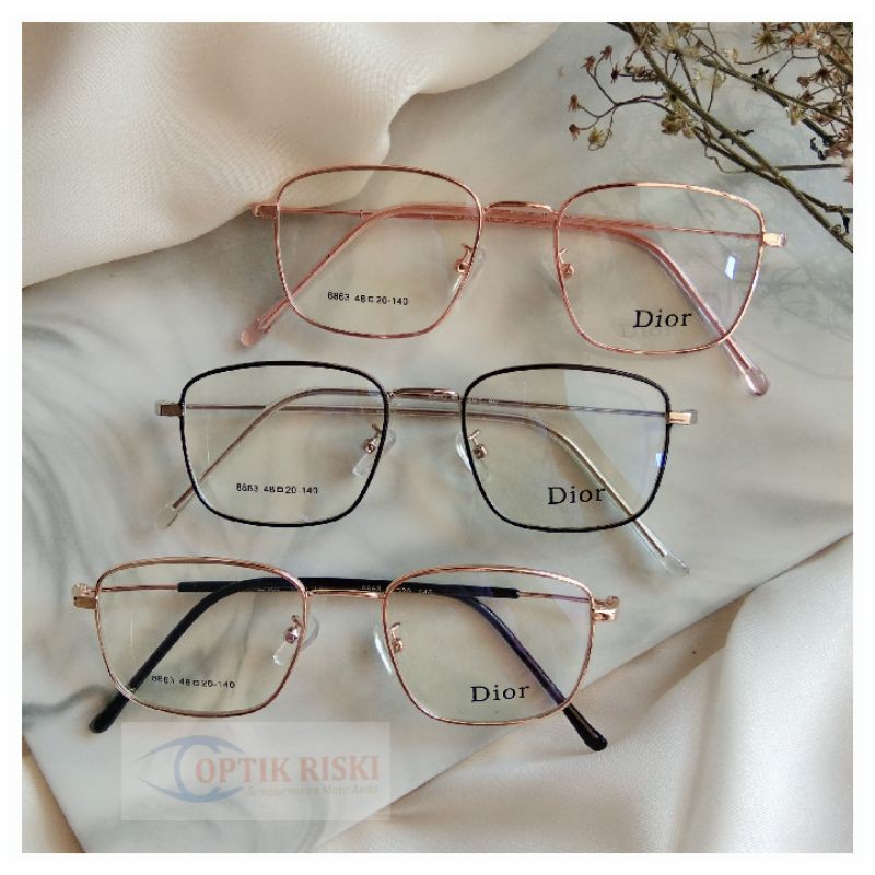 Jual Frame kacamata minus 8863 (frame+lensa) | Shopee Indonesia