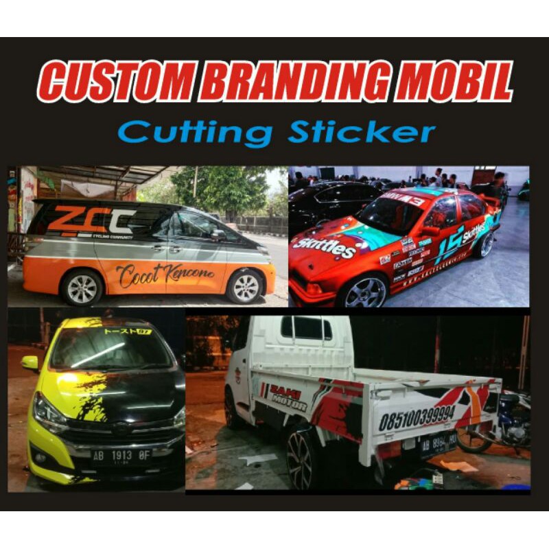 Jual Wrapping Branding Mobil Full Body Cutting Sticker Car Full Colour ...