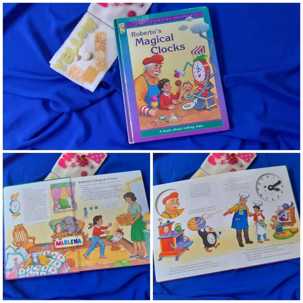 Jual Robertos Magical Clocks bahasa Inggris early learning program buku ...