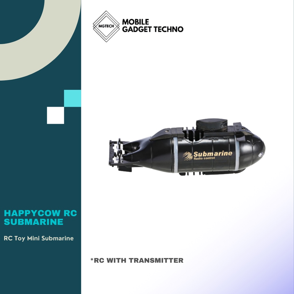 Jual Happycow RC Mini Submarine Radio Remote Control Kado Mainan Anak Speed Boat Simulation ...