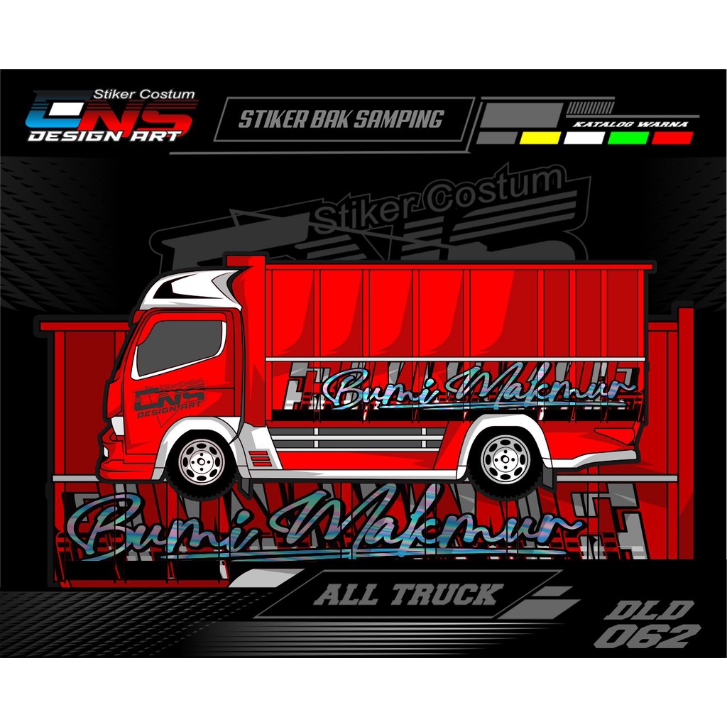 Jual Sticker Stiker Truk Canter Sticker Stiker Bak Samping Truk Canter ...