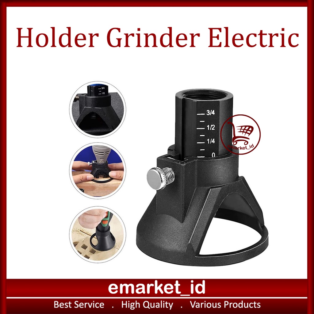 Jual Holder Grinder Electric 18mm / for Dremel Stand Bor Elektrik Mini ...
