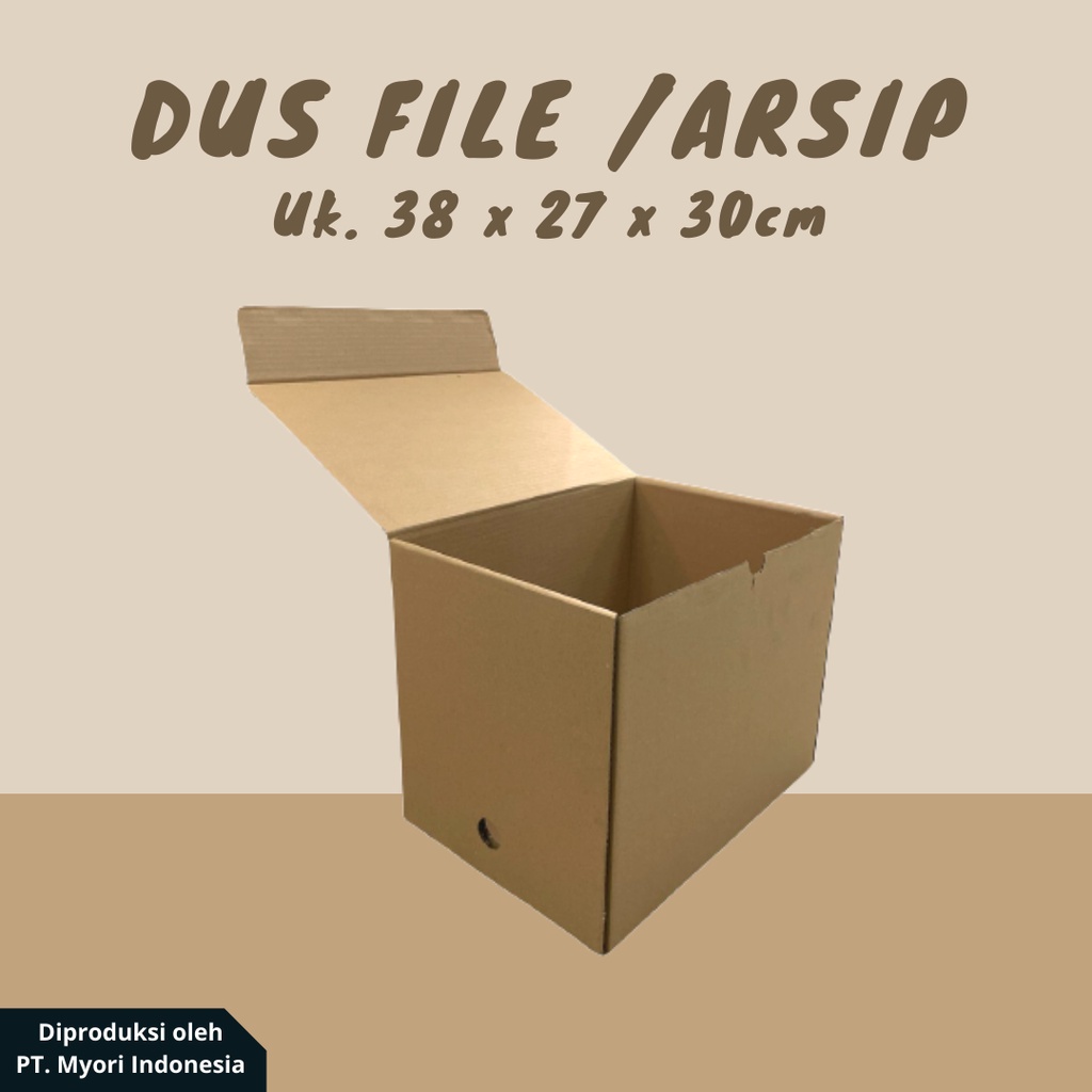 Jual Dus Arsip / Box File / Karton Arsip (Ukuran 38 x 27 x 30 cm) | Shopee Indonesia