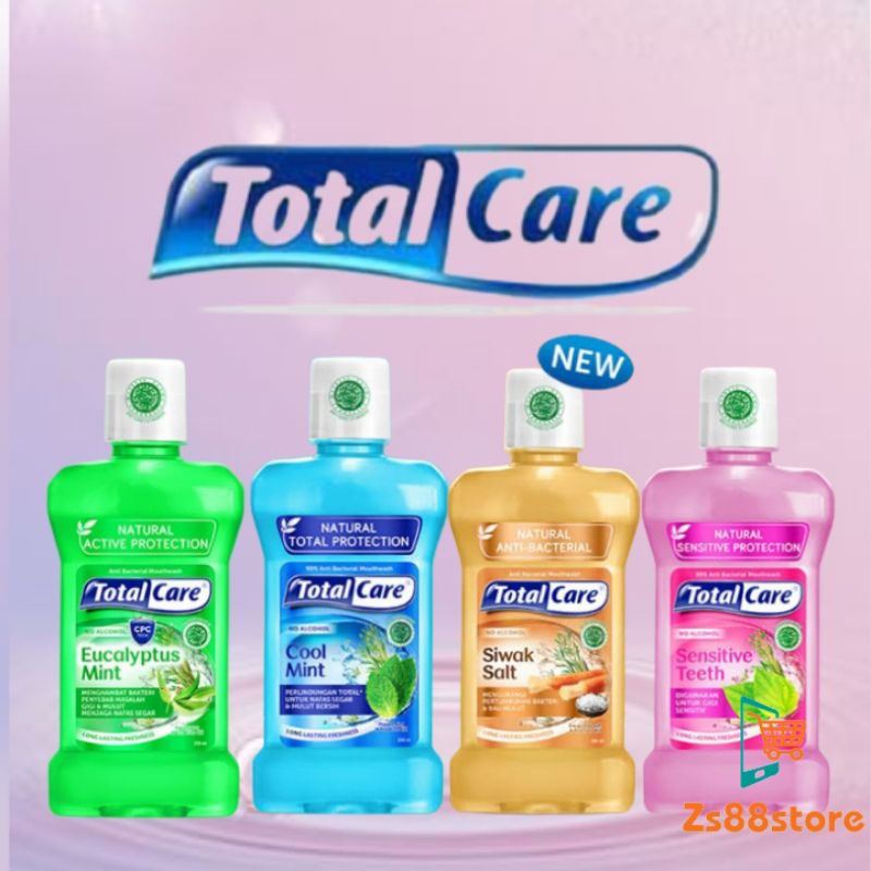 Jual Total Care Mouthwash All Variant @ 250mL | Shopee Indonesia