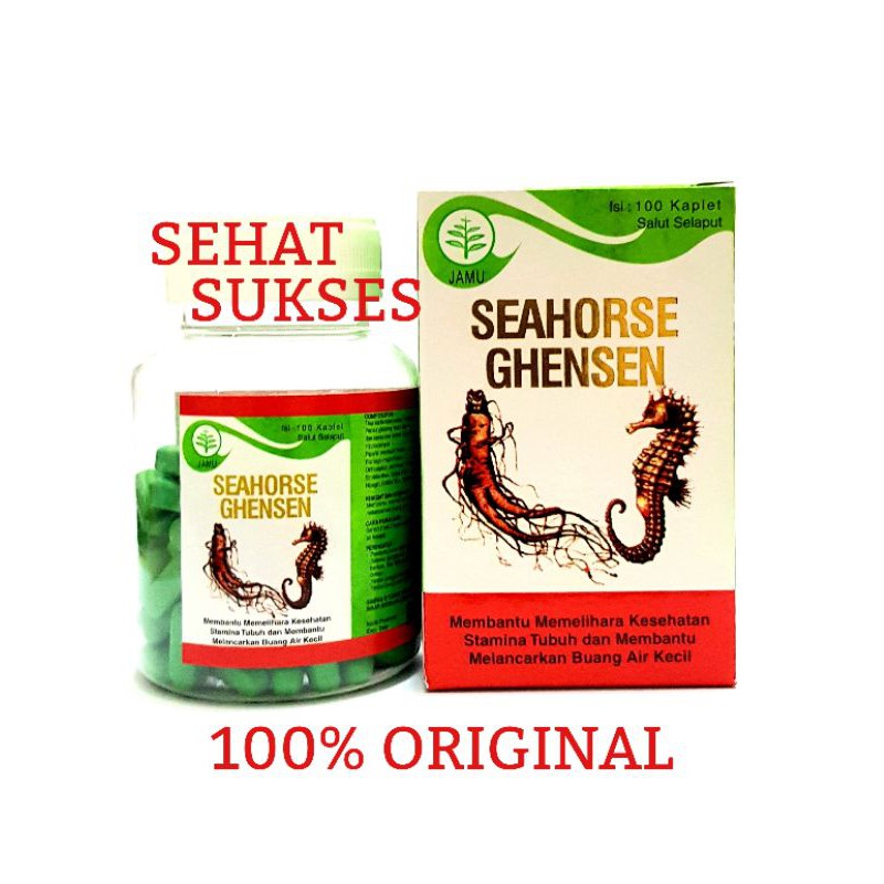 Jual Obat Sehat Ginjal Seahorse Ghenshen Kidney | Shopee Indonesia