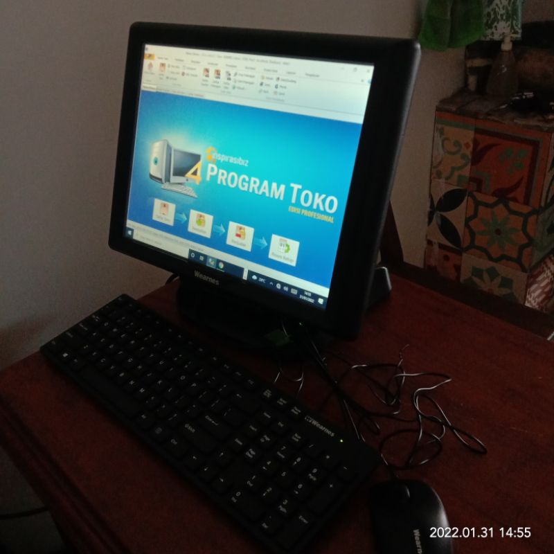 Jual PC wearnes All in one PC Kasir POS T1550 4/320gb | Shopee Indonesia