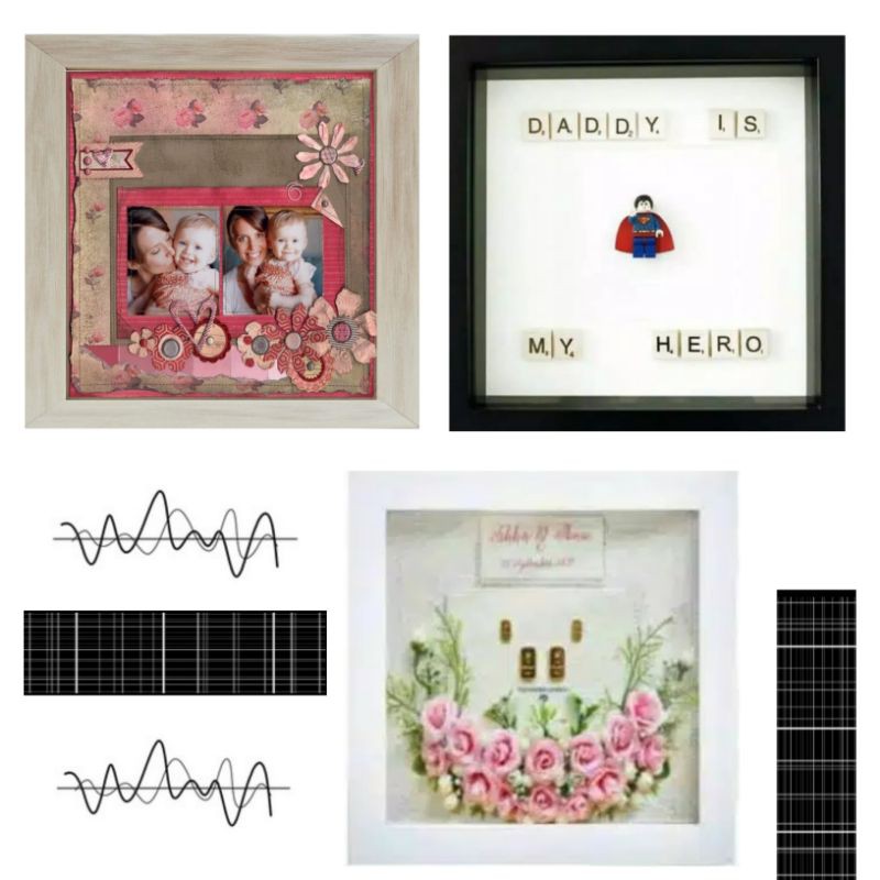Jual Bingkai 3D Frame 3D Bingkai Scarpbook Scrapframe Bingkai Pop Up ...