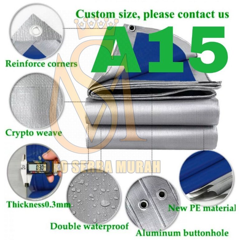 Jual TERPAL A15 TERPAL TENDA TERPAL TRUCK TERPAL HAMPARAN TERPAL ...