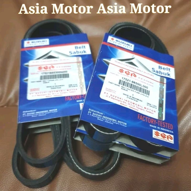 Jual Fan Van Belt Vbelt Ac Dan Alternator Suzuki Aerio Baleno Next G V-Belt SET Suzuki ORIGINAL ...