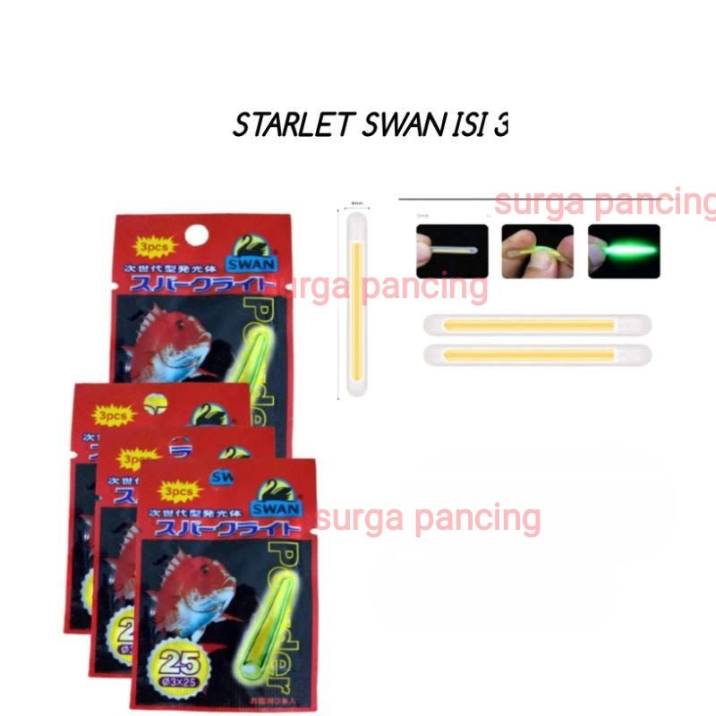 Jual Starlite Pancing swan isi 3 atau isi 5 | Shopee Indonesia
