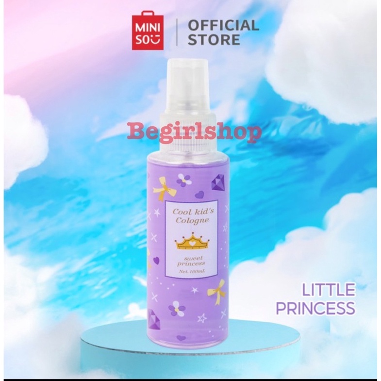 Jual MINISO PARFUM ANAK COOL KIDS COLOGNE,SWEET PRINCESS MIST 100ml ...