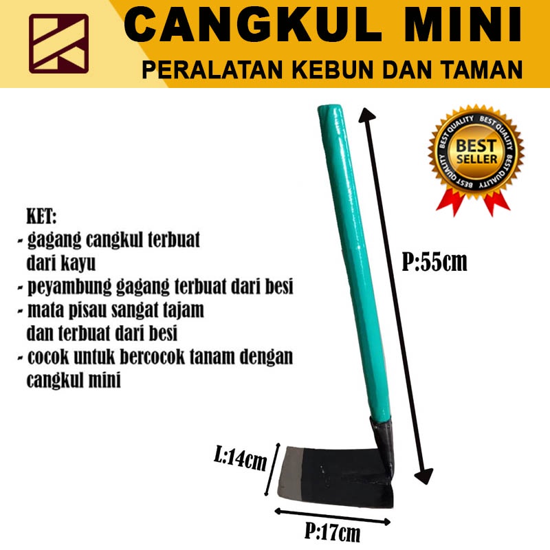 Jual Cangkul Mini Pacul Kecil Gagang Panjang - Alat Kebun Taman Ujung ...