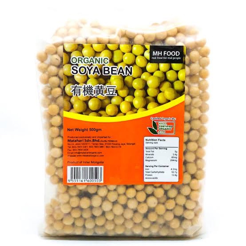 Jual MH Food Organic Soya Bean 500g | Shopee Indonesia
