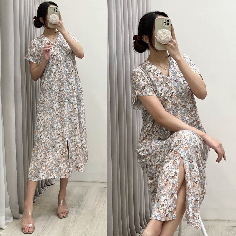 Jual Daster modern bumil busui motif bunga by amariel dainik daily ...