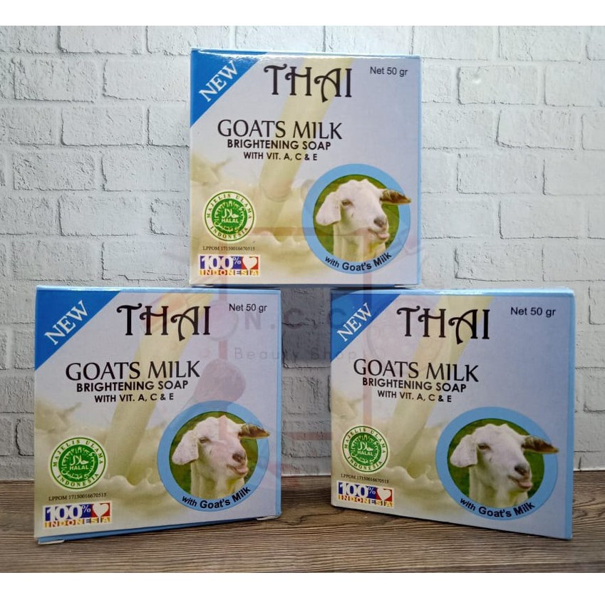 Jual THAI GOATS MILK BRIGHTENING SOAP / SABUN SUSU DOMBA THAI 50 gr ...