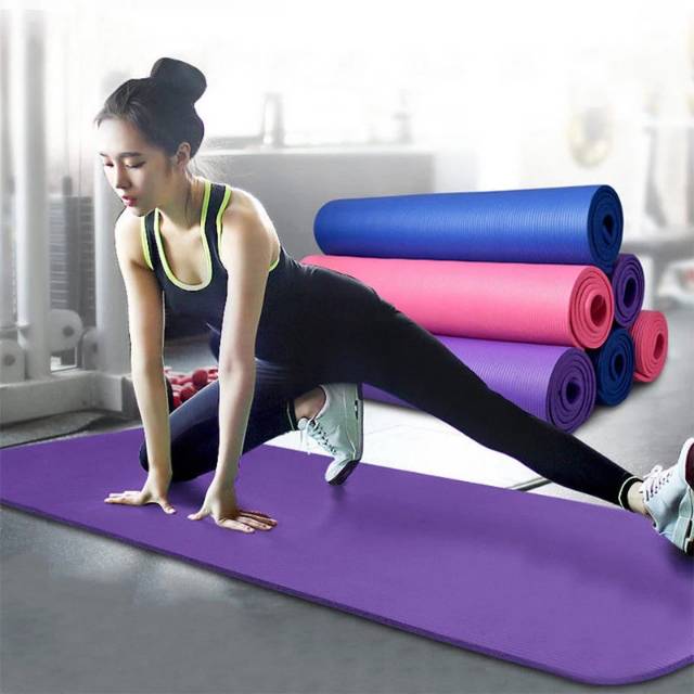 Jual COD Matras Yoga Senam Alas Olahraga karpet pilates gym fitness ...