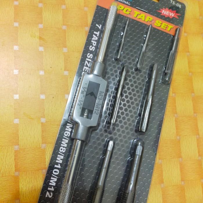 Jual Tap And Dies Set / Tap Senai / Hand Tap Dan Senai / Tap Senai Baut ...