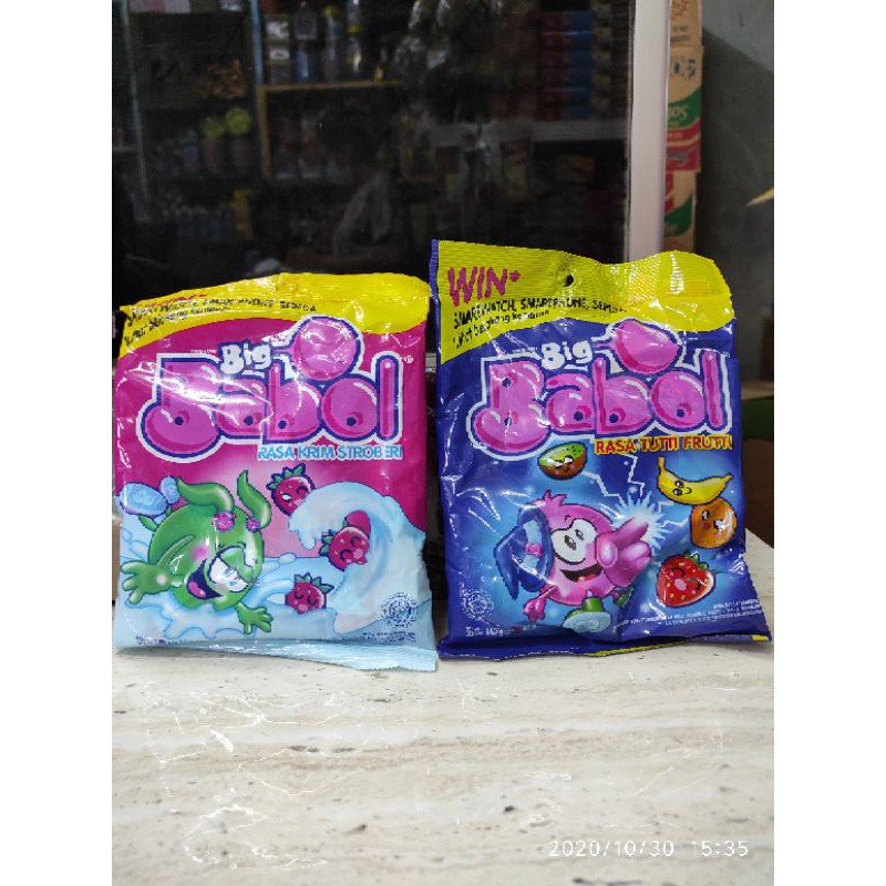 Jual Permen Big Babol sak Kecil | Permen Karet Buah | Permen Karet Big ...