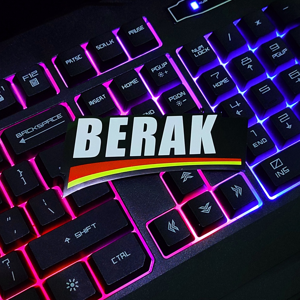 Jual Stiker Aesthetic BERAK | STIKER TUMBLER HP | STICKER AESTHETIC ...