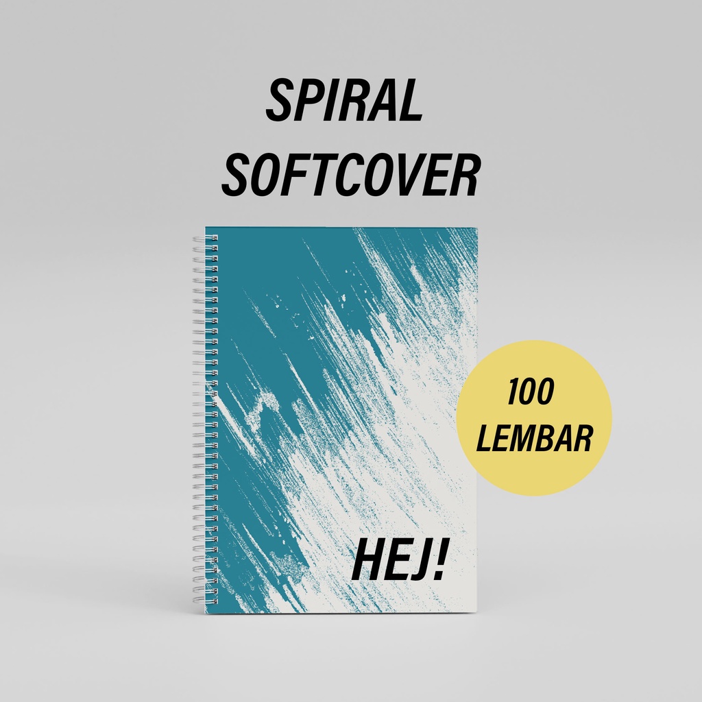 Jual Notebook Spiral Softcover Custom (Isi 100 Lembar) | Shopee Indonesia