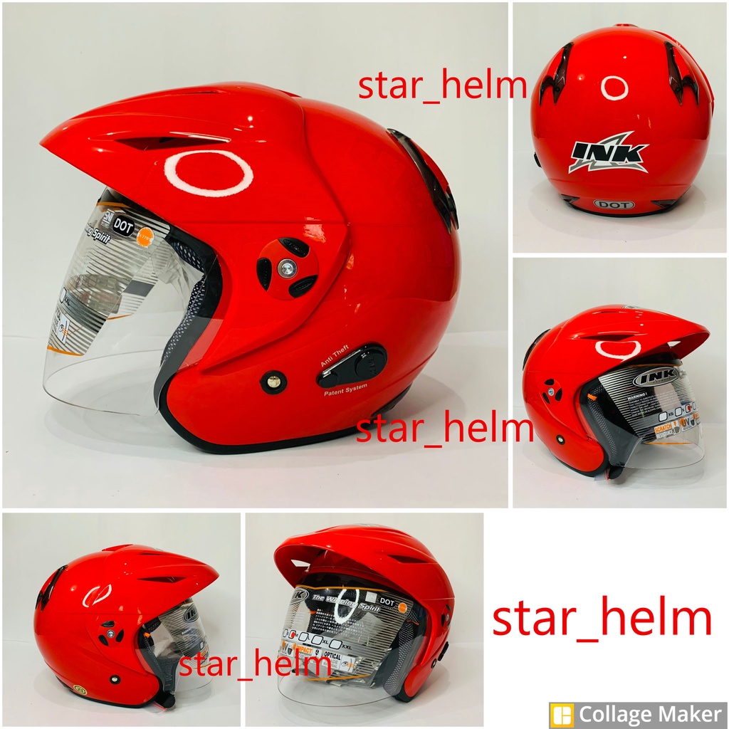 Jual HELM HALF FACE INK CX25/ INK TOPI MODEL BARU ORIGINAL 100% ...