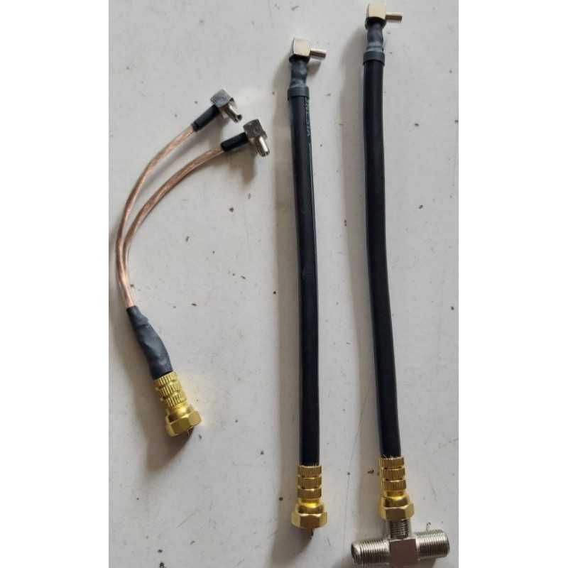 Jual Pigtail dual RG6 to Ts9 Crc9 modem wifi home router huawei sierra ...