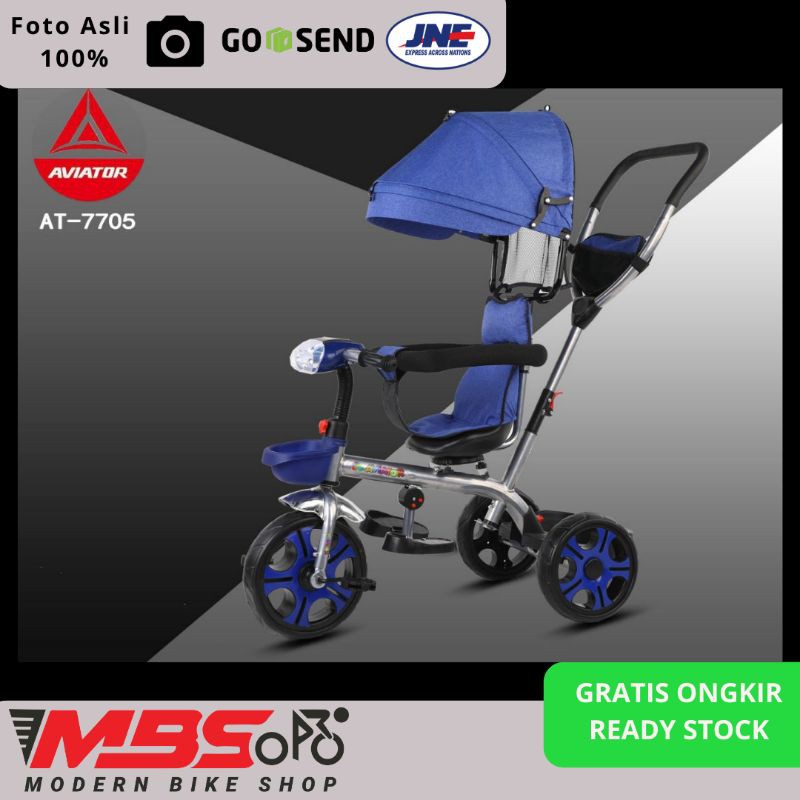Jual Tricycle Baby Stroller Roda Tiga Pacific aviator At 7705 Sepeda ...