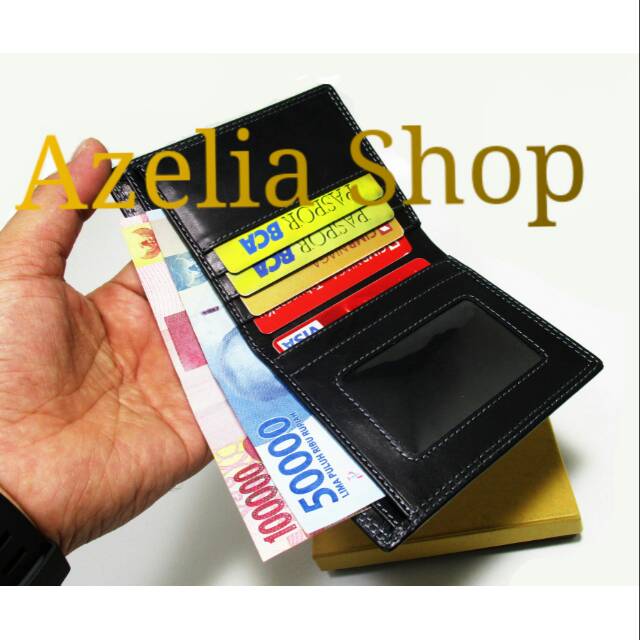 Jual Dompet kulit pria asli full kulit tanpa puring/lapisan kain/sapi ...