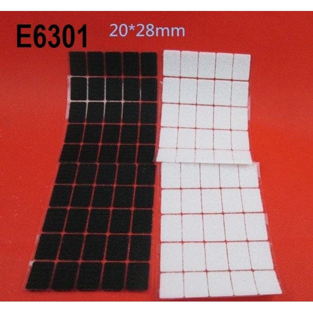 Jual 1pasang Velcro Kotak Strap Nylon Sticker Double Side 20 x 30mm ...