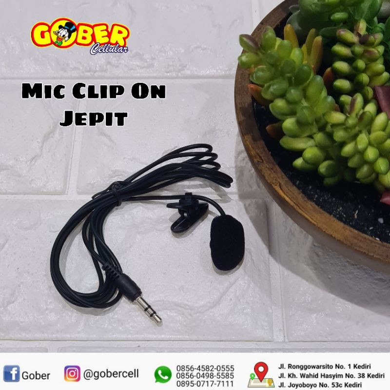 Jual Mic Clip On model jepit Hi-Quality Microphone | Shopee Indonesia