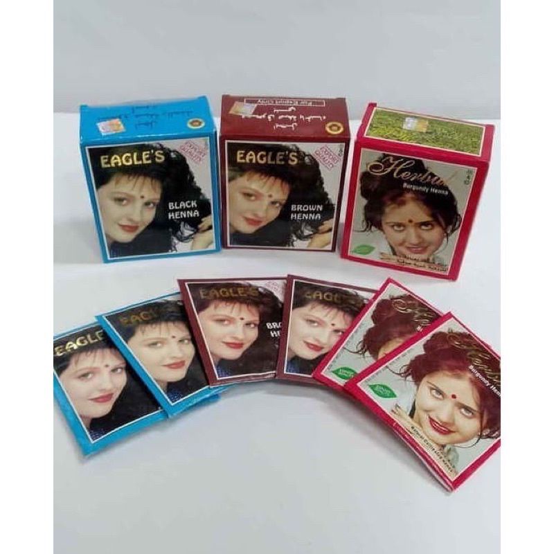 Jual Henna Black - Brown - Burgundy Sachet(Satuan) | Shopee Indonesia