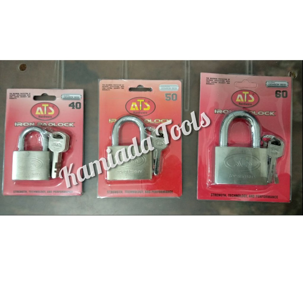 Jual Gembok Tangkai Pendek 40mm, 50mm, 60mm ATS | Shopee Indonesia