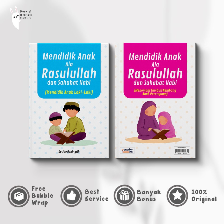 Jual Parenting | Buku Cara Mendidik Anak Ala Rasulullah dan Sahabat Nabi 2 in 1 | Penerbit Kita ...
