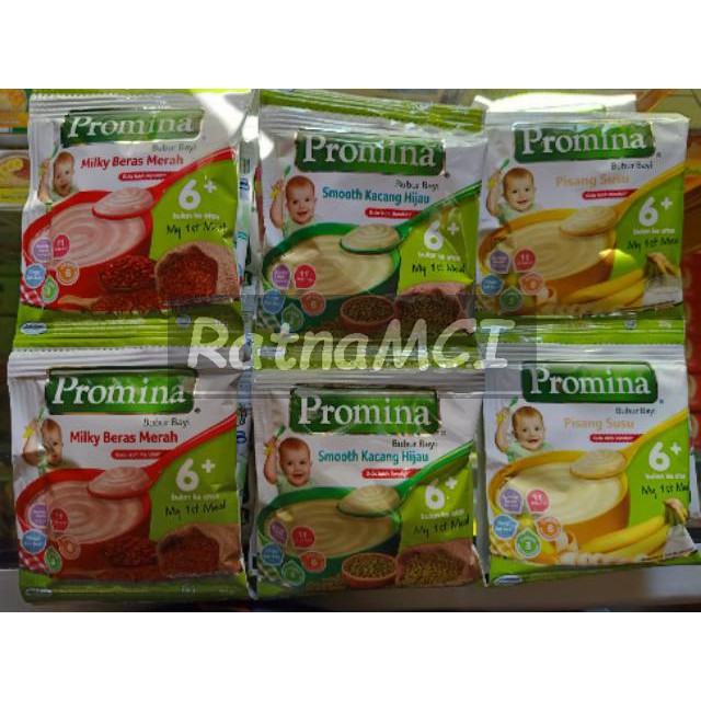 Jual Promina Bubur Sachet Renceng 20 gr (1rcg = 8 pcs) | Shopee Indonesia