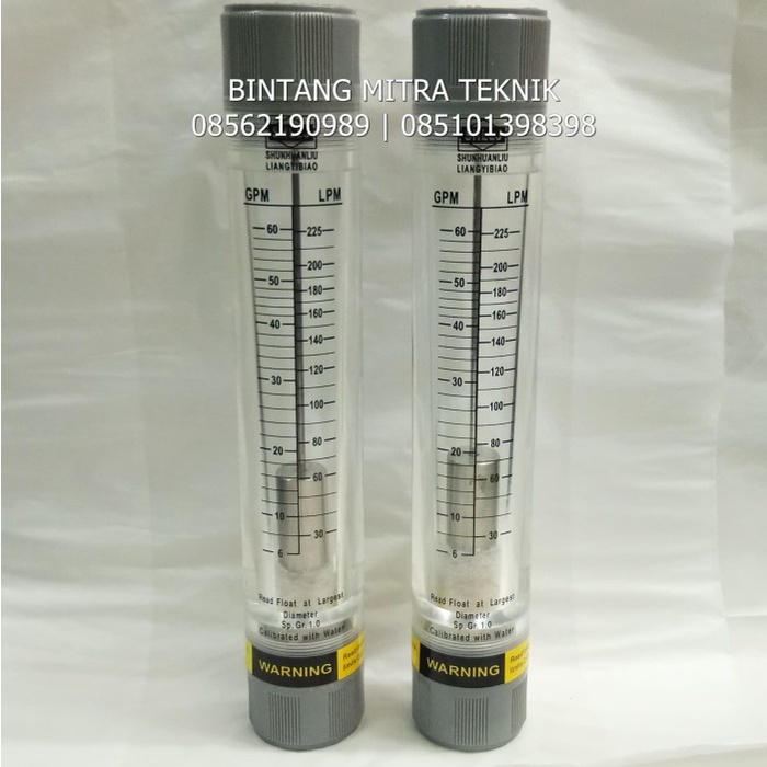 Jual ROTAMETER FLOWMETER WATER TUBE 30 - 225 LPM DRAT 1" | Shopee Indonesia