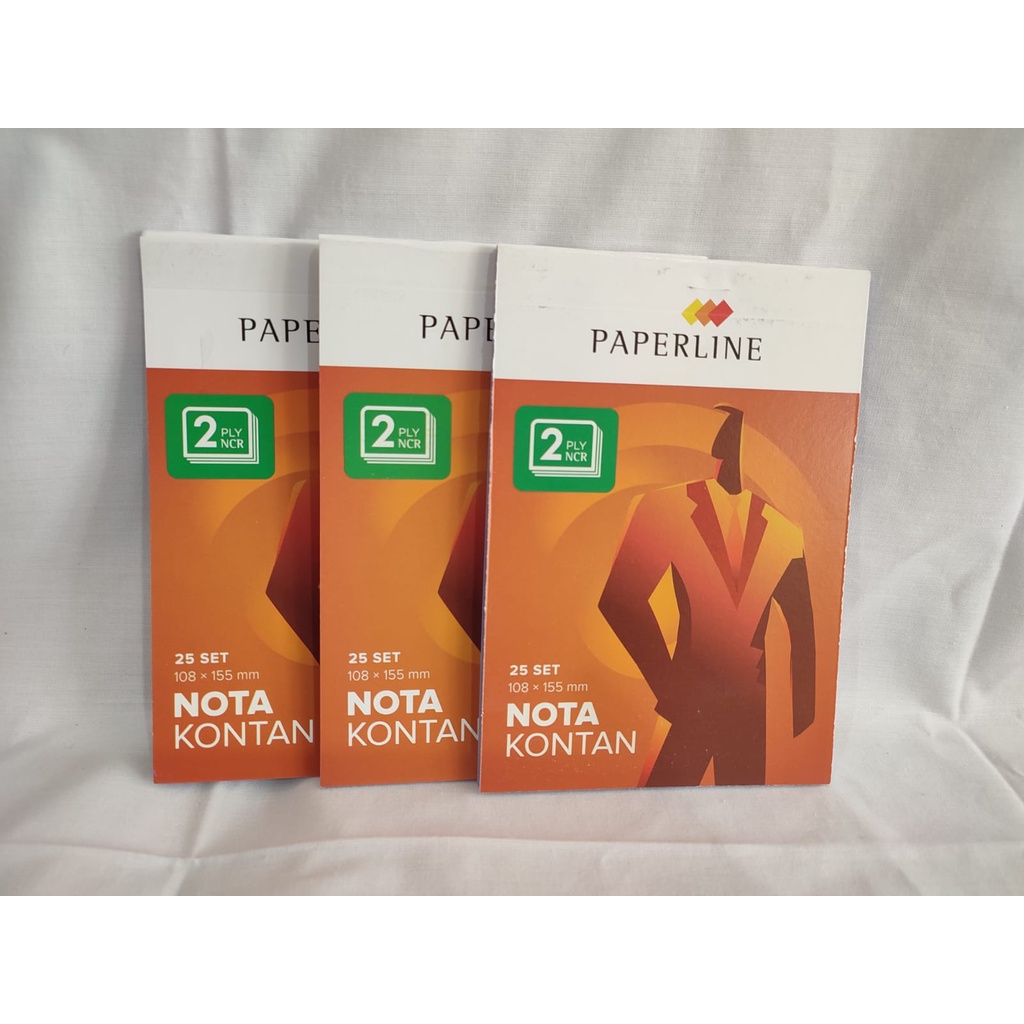 Jual NOTA KONTAN kecil 2PLY 25 set / nota kontan K2 PAPERLINE 108x155mm ...