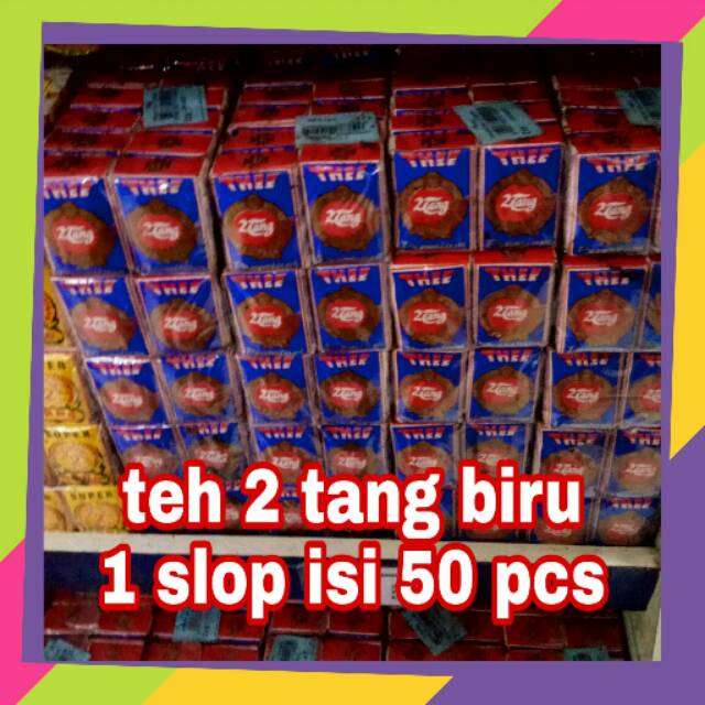 Jual Teh 2 tang premium biru asli slawi asli tegal harum dan wangi 1 ...