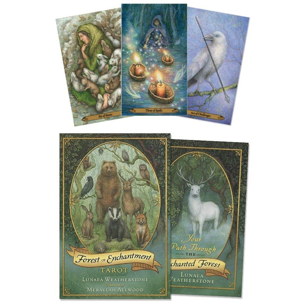 Jual [READY ORIGINAL] Forest of Enchantment Tarot Card Deck Kit Deck ...