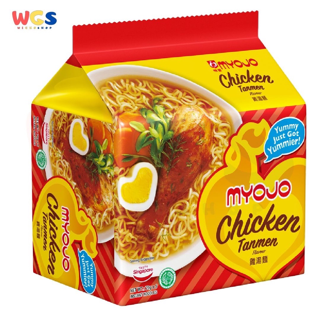 Jual Myojo Instant Noodle Chicken Tanmen 5 pack x 79 gr - Mie Instant ...