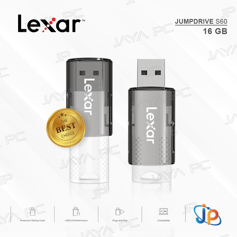 Jual FlashDisk Lexar S60 Jumpdrive 16GB - Flash Disk 16 GB USB 2.0 ...